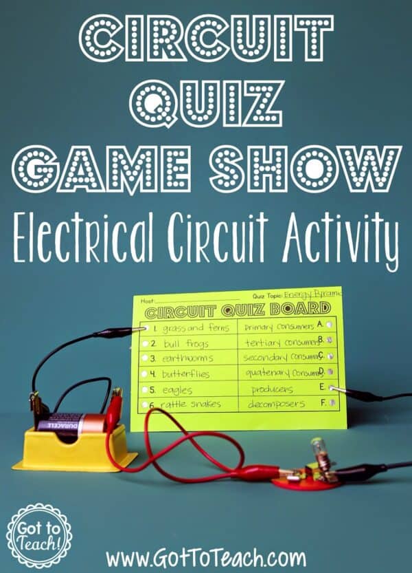 Electrical Circuit Game Show Lesson • Teacher Thrive