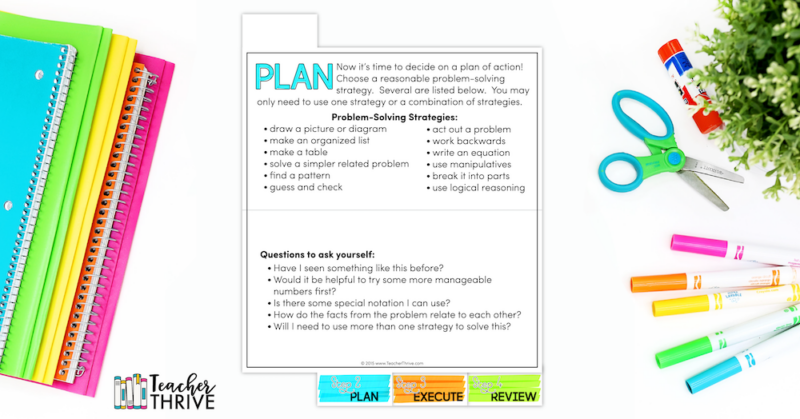 Problem Solving in Math • Teacher Thrive