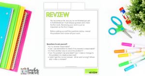 Problem Solving in Math • Teacher Thrive