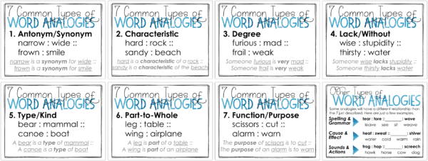 Build Vocabulary with Word Analogies • Teacher Thrive