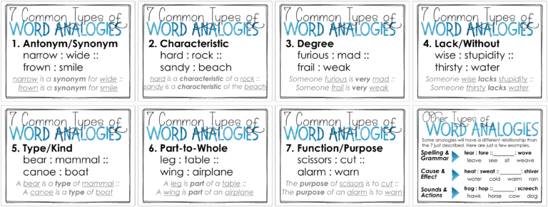 Build Vocabulary with Word Analogies • Teacher Thrive