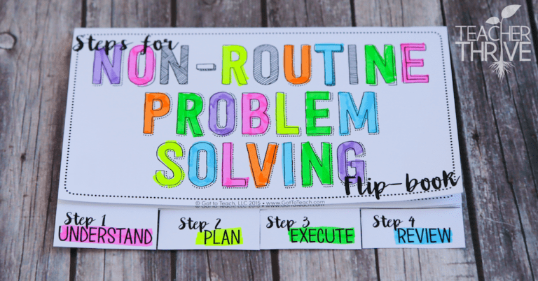 Problem Solving in Math • Teacher Thrive
