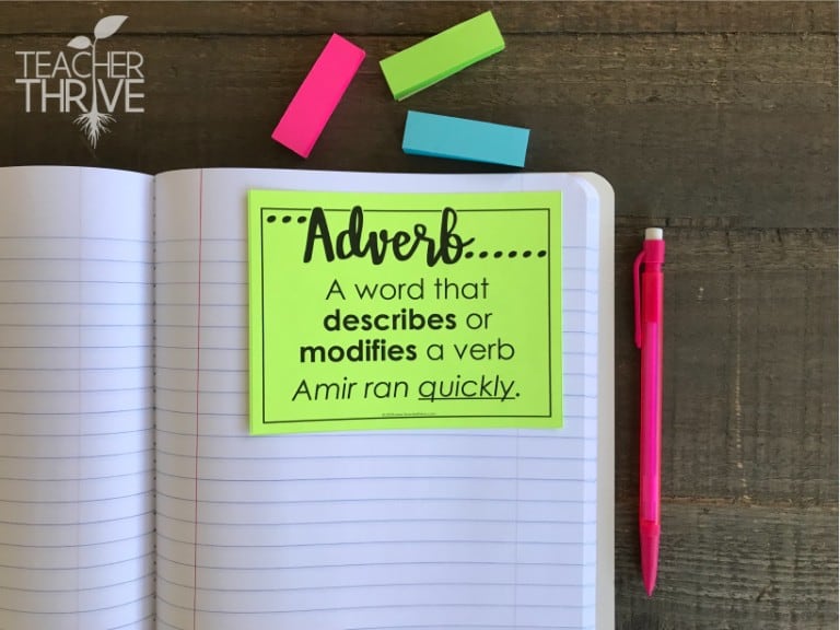 FREE Classroom Grammar Posters • Teacher Thrive