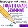Fourth Grade Grammar Bundle • Teacher Thrive