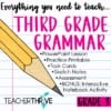 Third Grade Grammar Bundle • Teacher Thrive