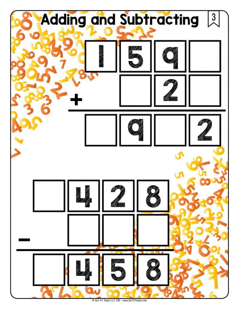 Math Tiles: Adding and Subtracting • Teacher Thrive