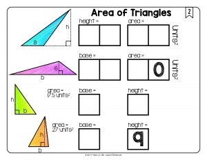 Math Tiles: Area of Triangles • Teacher Thrive