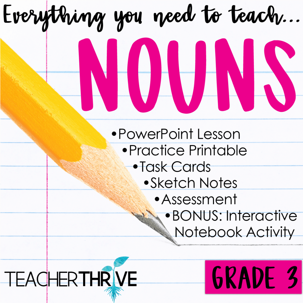 Third Grade Grammar Bundle • Teacher Thrive