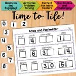 Math Tiles: Area and Perimeter • Teacher Thrive