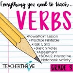 Third Grade Grammar Bundle • Teacher Thrive