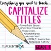 Third Grade Grammar: Capitalizing Titles • Teacher Thrive