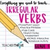 Third Grade Grammar: Irregular Verbs • Teacher Thrive