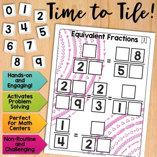 Math Tiles: Equivalent Fractions • Teacher Thrive