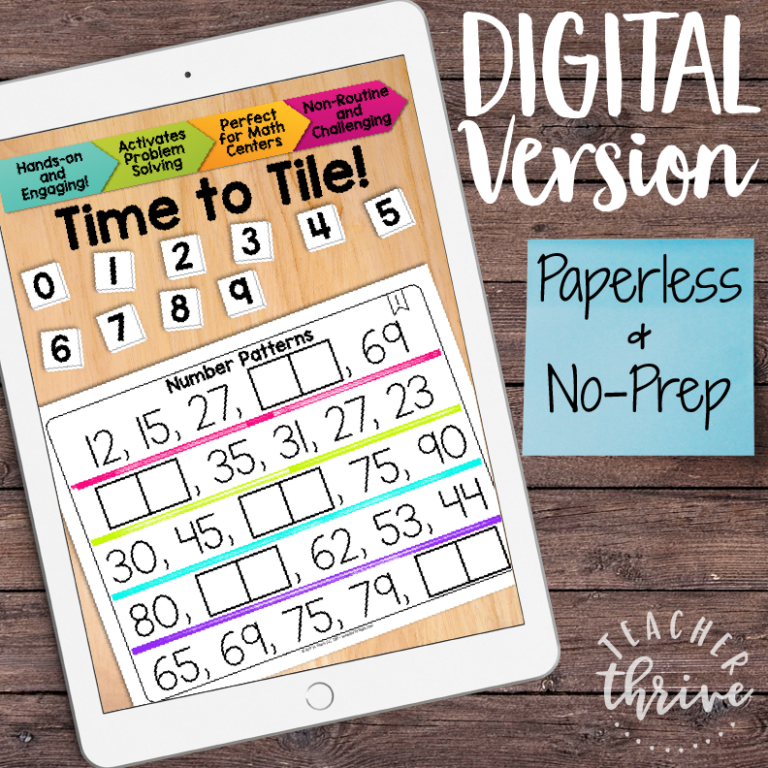 Math Tiles: Analyze Number Patterns • Teacher Thrive Math Tiles: Analyze Number Patterns • Teacher Thrive