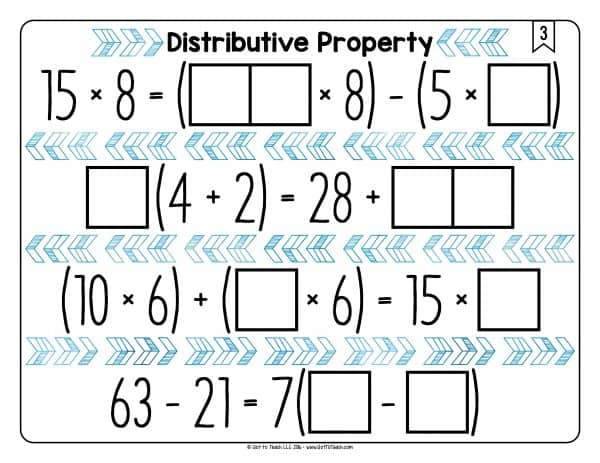 Math Tiles: Distributive Property • Teacher Thrive