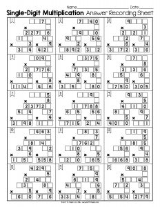 Math Tiles: Single-Digit Multiplication • Teacher Thrive