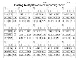 Math Tiles: Finding Multiples • Teacher Thrive