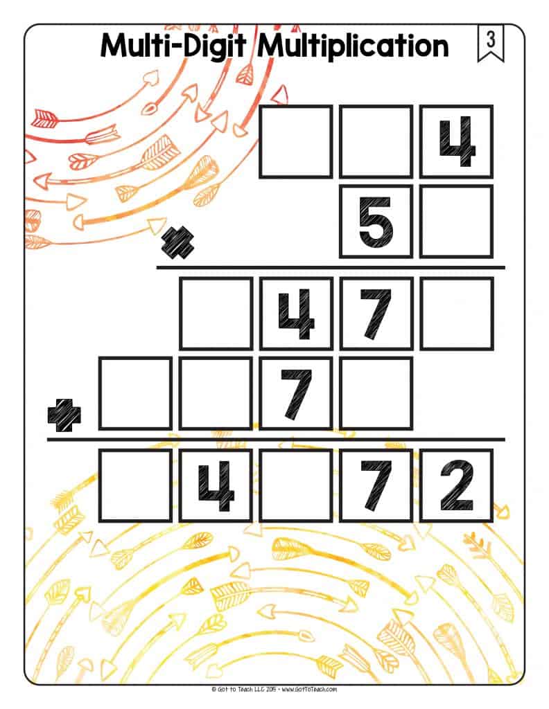 Math Tiles: Multi-Digit Multiplication • Teacher Thrive