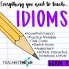 Fourth Grade Grammar: Idioms • Teacher Thrive