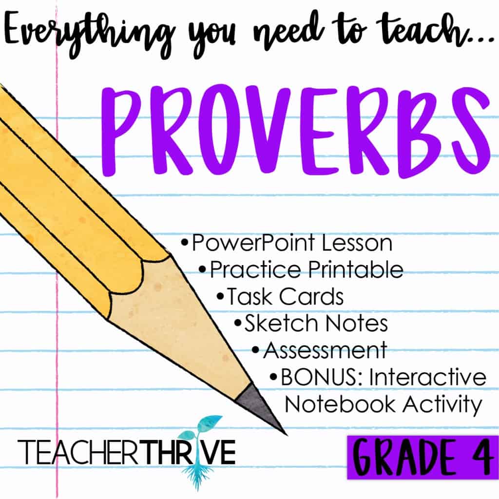 Idioms, Adages, and Proverbs • Teacher Thrive