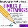 Fourth Grade Grammar: Similes and Metaphors • Teacher Thrive