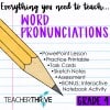 Fourth Grade Grammar: Word Pronunciations • Teacher Thrive