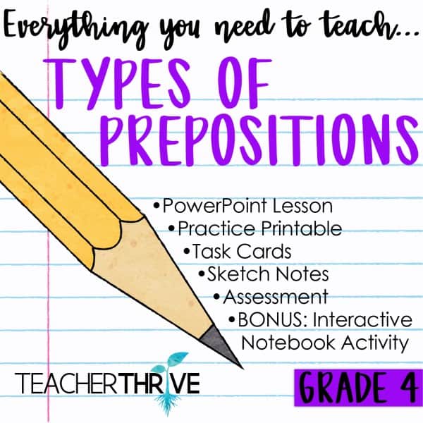 Fourth Grade Grammar Bundle • Teacher Thrive
