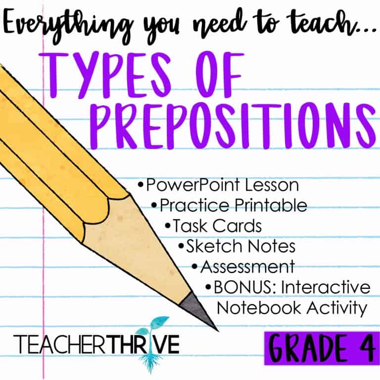 Fourth Grade Grammar Bundle • Teacher Thrive