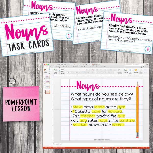 Third Grade Grammar: Nouns • Teacher Thrive