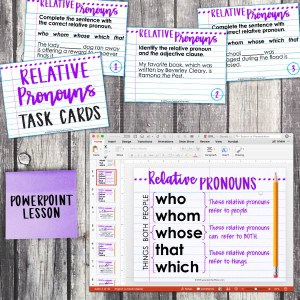 Fourth Grade Grammar: Relative Pronouns • Teacher Thrive