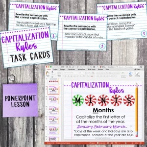 Fourth Grade Grammar: Capitalization Rules • Teacher Thrive