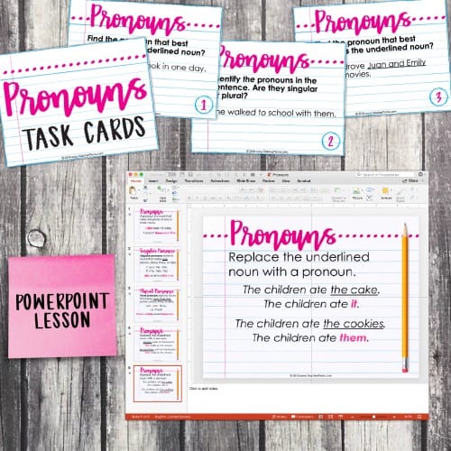 Third Grade Grammar: Pronouns • Teacher Thrive