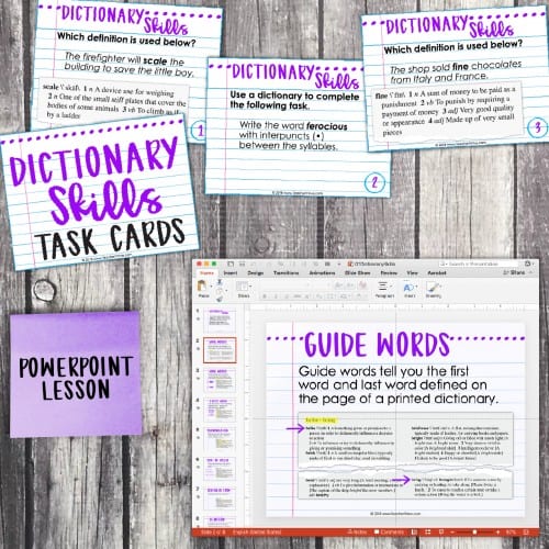 Fourth Grade Grammar: Dictionary Skills • Teacher Thrive