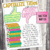 Third Grade Grammar: Capitalizing Titles • Teacher Thrive