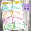 Fourth Grade Grammar: Types of Sentences • Teacher Thrive