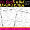 3rd Grade Daily Language Spiral Review • Teacher Thrive