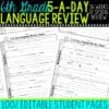 6th Grade Daily Language Spiral Review • Teacher Thrive