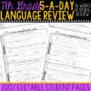 7th Grade Daily Language Spiral Review • Teacher Thrive