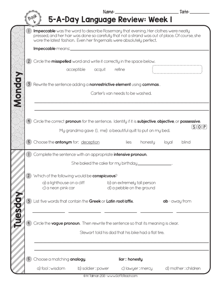 6th Grade Daily Language Spiral Review Teacher Thrive 6th-grade-daily-language-spiral-review-teacher-thrive