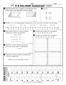 6th Grade Weekly Math Assessments • Teacher Thrive
