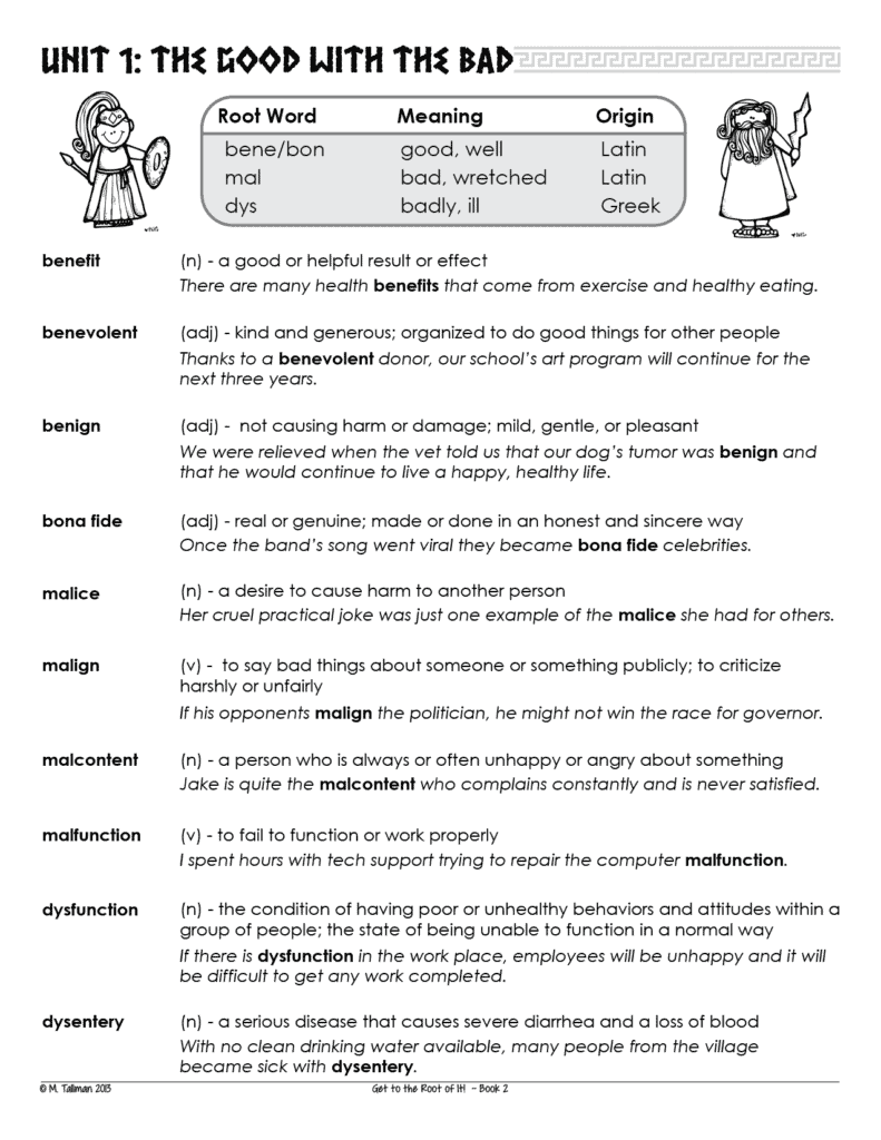 Greek and Latin Roots [Book 2] • Teacher Thrive