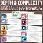 Depth and Complexity Task Cards for Literature • Teacher Thrive