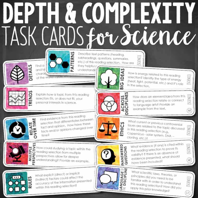 Depth and Complexity Mega Bundle • Teacher Thrive