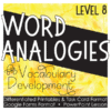 Word Analogies Grades 7-10 Middle School Bundle • Teacher Thrive