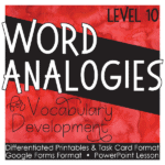 Word Analogies Grades 7-10 Middle School Bundle • Teacher Thrive