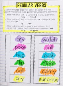 Third Grade Language Interactive Notebook • Teacher Thrive