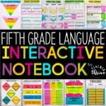 Fifth Grade Language Interactive Notebook • Teacher Thrive