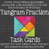 Tangram Fraction Task Cards Math Centers • Teacher Thrive