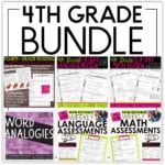 Fourth Grade Bundle: Language, Grammar, Math, and Reading • Teacher Thrive