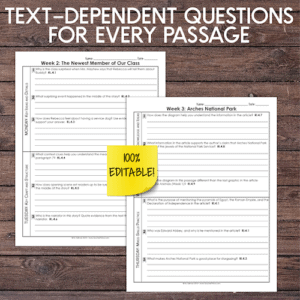 4th Grade Daily Reading Spiral Review • Teacher Thrive